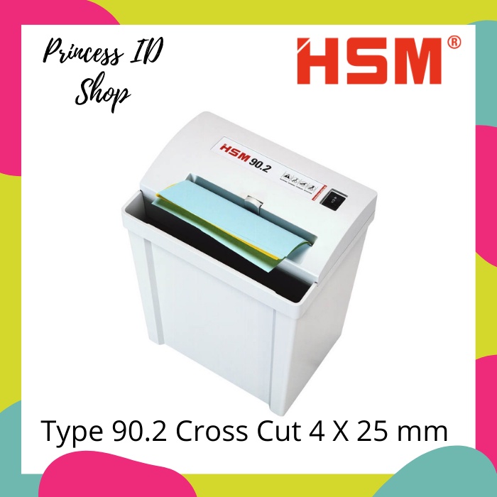 Jual MESIN PENGHANCUR KERTAS HSM CLASSIC 90.2 CROSS CUT 4 x 25 mm | Shopee Indonesia