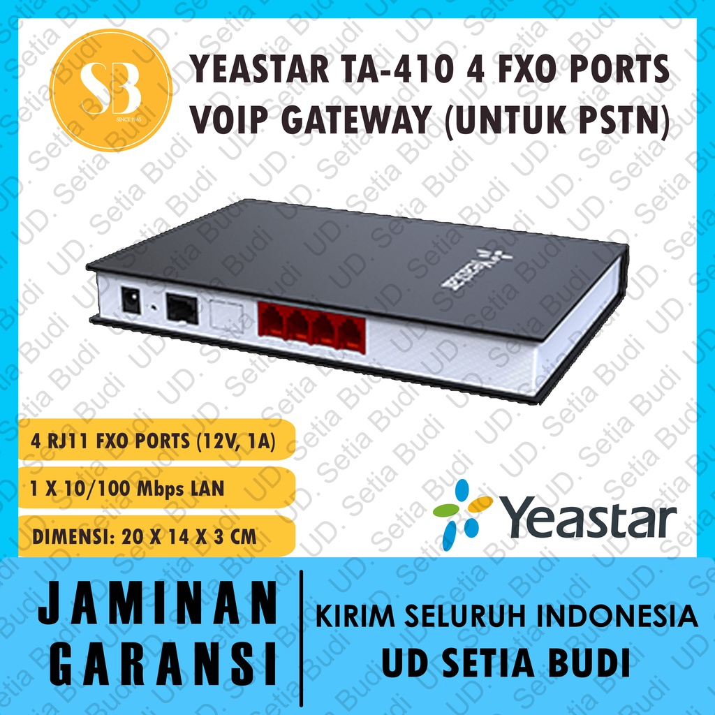 Jual Yeastar TA410 4 FXO Ports VoIP Gateway (for PSTN) | Shopee Indonesia