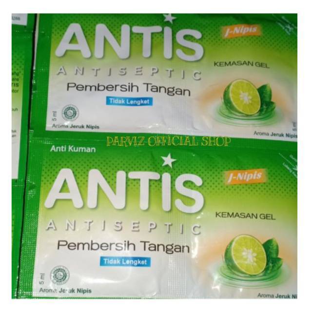 Jual ANTIS ANTI SEPTIC HAND SANITIZER SACHET | Shopee Indonesia