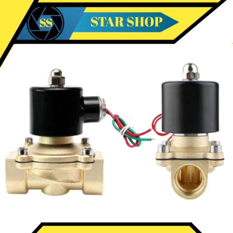 Jual Electric selenoid valve 1 1/2" /solenoid valve 2 inch 24v | Shopee Indonesia