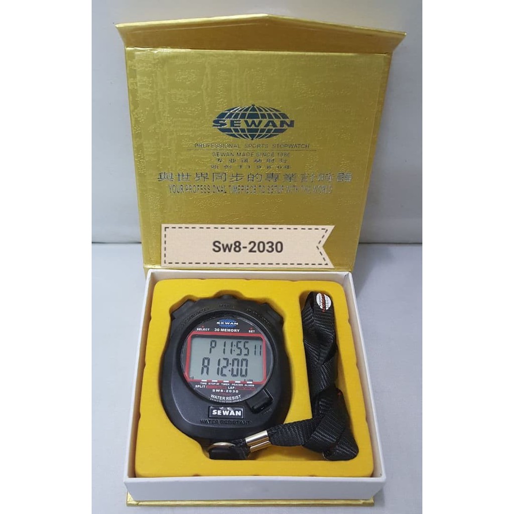 Jual STOPWATCH STOP WATCH SEWAN 30 MEMORI ORIGINAL | Shopee Indonesia