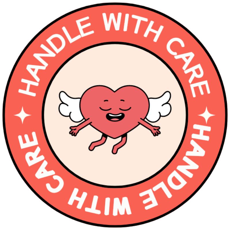 Jual Sticker Fragile | Stiker Fragile | Sticker Cute Fragile | Sticker ...