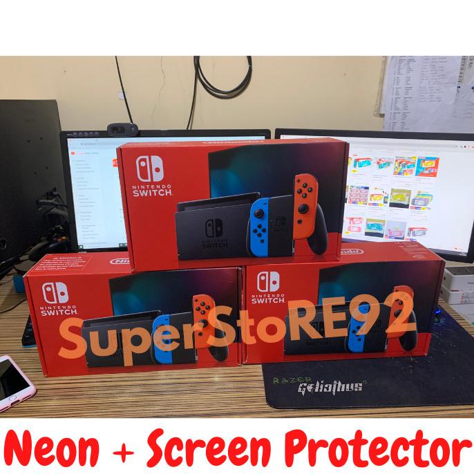 Jual Nintendo Switch console (Neon) V2 Full ORI NEW 100% | Shopee Indonesia