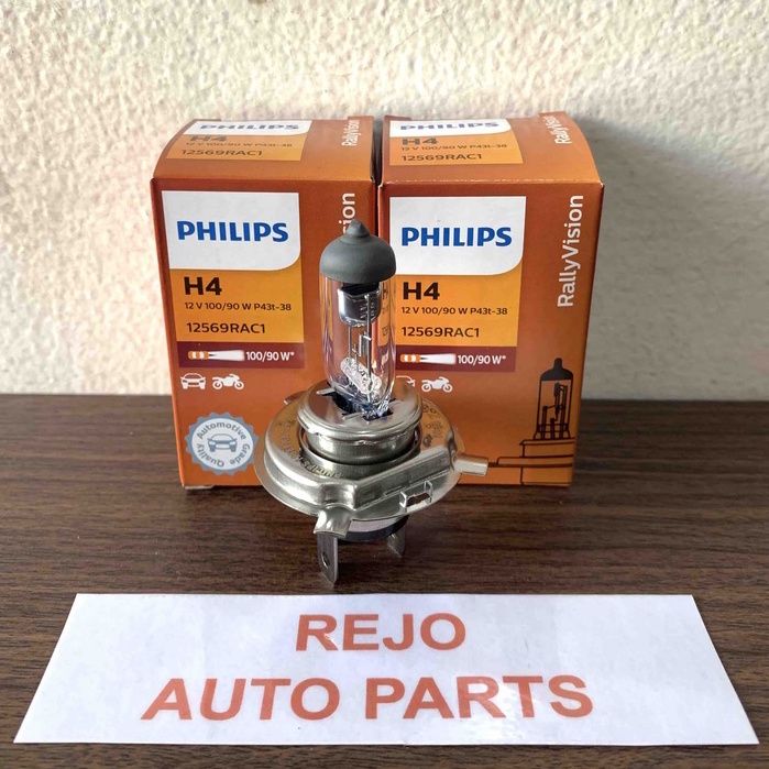 Jual Bohlam H4 Philips 12v 100/90w ORIGINAL | Shopee Indonesia