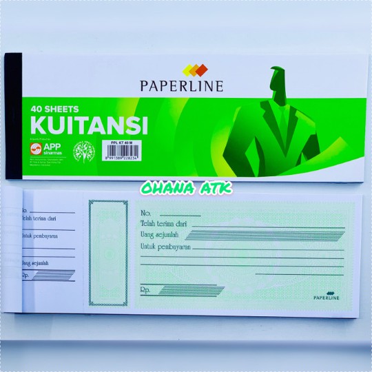 Jual Kwitansi / Kuitansi Paperline Kecil (KT 40 M) isi 40 Lembar | Shopee Indonesia
