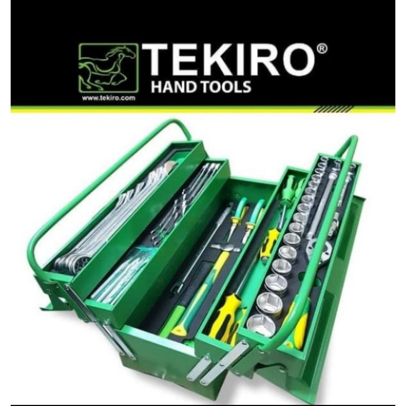 Jual TEKIRO TOOL BOX SET 66PCS/MEKANIK TOOLS 66pcs TOOLS ALAT PERKAKAS ...