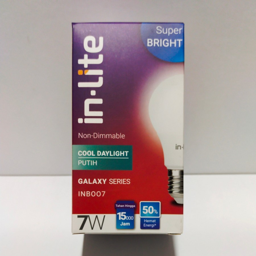 Jual LAMPU LED INLITE INB007 3W - 5W - 7W - 9W -12W - 15W - 18W PUTIH ...