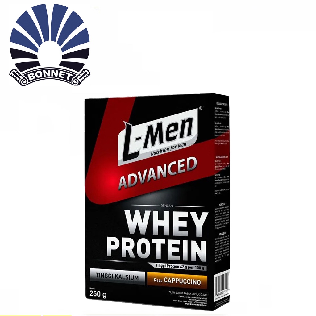 Jual L-Men Whey Advanced Cappuccino 250g - Suplemen Tinggi Whey Protein ...