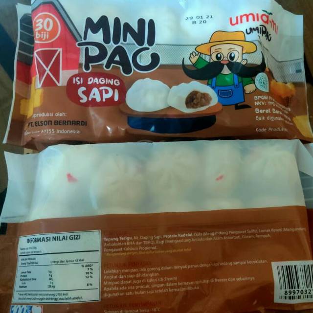 Jual Umiami minipao sapi 30 pcs umami pao isi daging sapi | Shopee ...