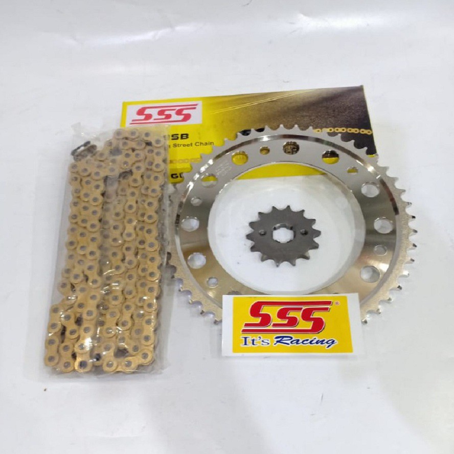 Jual Gear Set SSS Buat Motor CRF 150 Ukuran Gir Depan 14/15 Belakang 49 ...