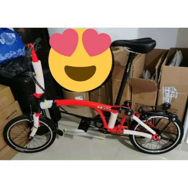 Jual Readystock Sepeda Lipat 3Sixty Trisixty 360 Mirip Brompton BE ...
