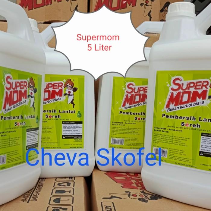 Jual Karbol | Super Mom Karbol Sereh 5 L / Supermom Karbol Sere ...
