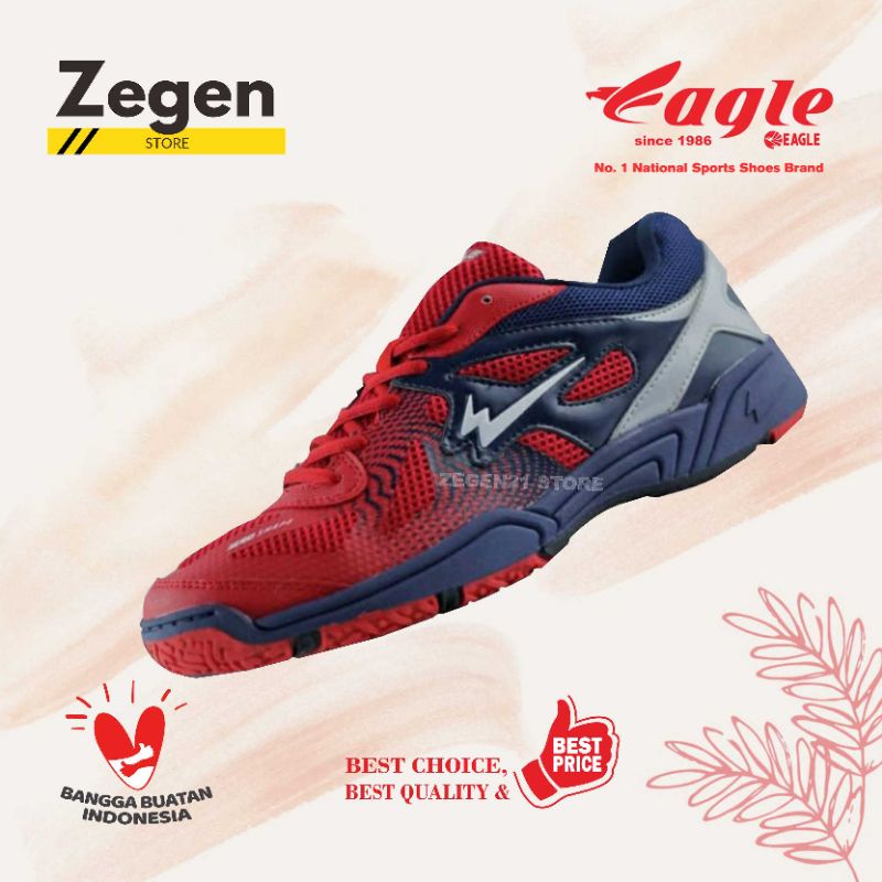 Jual Sepatu Badminton Bulutangkis Volly Olahraga EAGLE MOONLIGHT ...