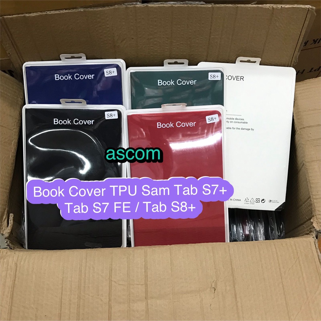 Jual Book Cover TPU Samsung Tab S7+ 5G / Tab S7 FE 5G / Tab S8+ 5G 12.4 ...