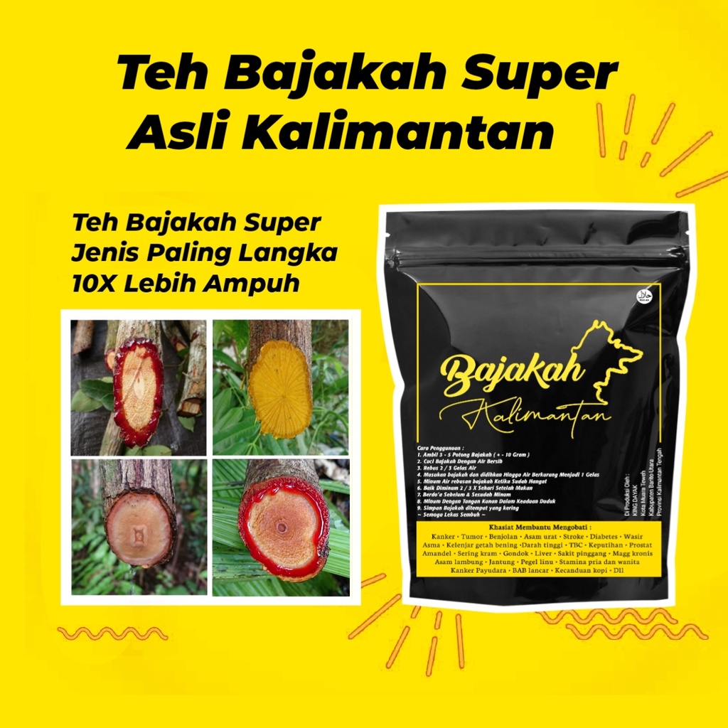 Jual Teh Bajakah Asli Kalimantan Teh Akar Kayu Bajakah Asli Kalimantan ...
