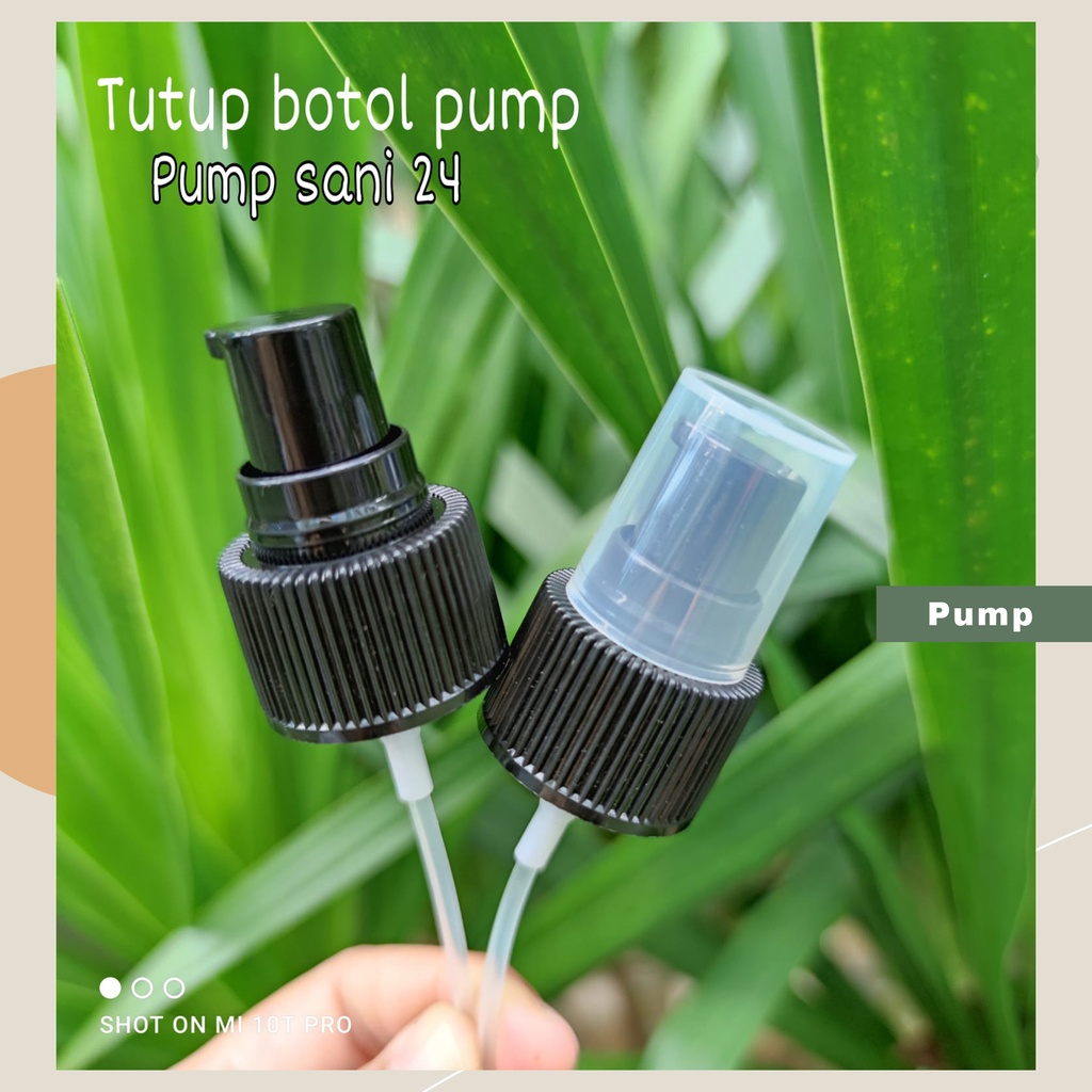 Jual TUTUP PUMP PLASTIK HITAM NEK 24 ( MIN 10PCS ) | Shopee Indonesia