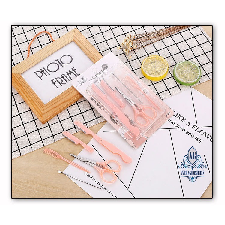 Jual Alat kecantikan gunting cukur alis Pisau alis - eyebrow shaper 010 ...