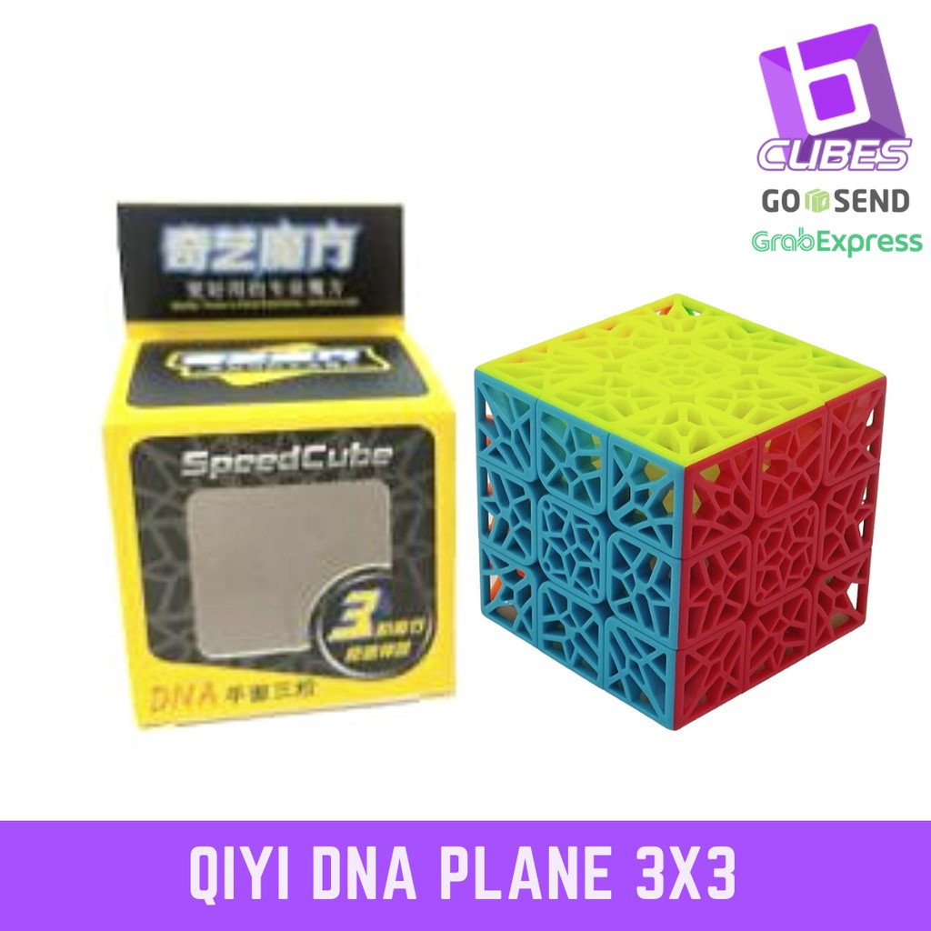 Jual Rubik 3x3 - Qiyi 3x3 cube - QiYi DNA Plane/Concave - QiYi Cube DNA ...