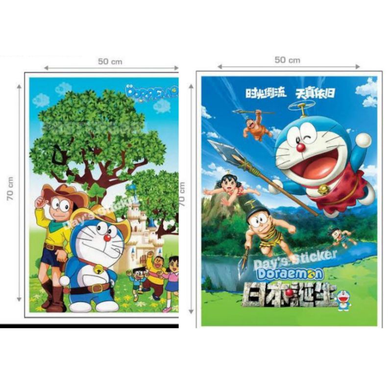 Jual POSTER DORAEMON UKURAN 50CM X 70CM HIASAN/DEKORASI DINDING ...