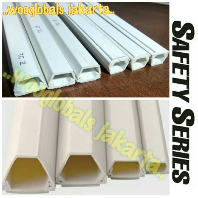 Jual PROTECTOR PENUTUP KABEL DUCK TC 3 PUTIH PANJANG 1 METER CABLE DAK ...