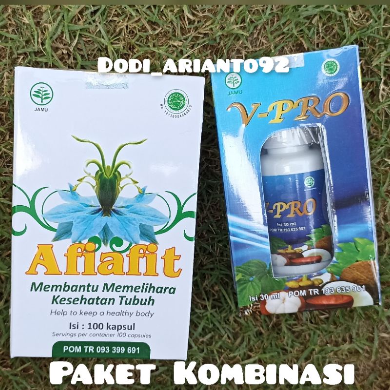 Jual AV DIRADIO paket kombinasi hemat afiafit dan vpro jamu obat tetes ...