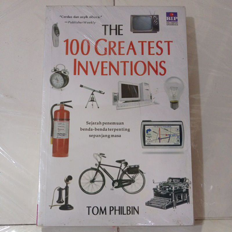 Jual the 100 greatest inventions TOM PHILBIN buku ORIGINAL | Shopee ...