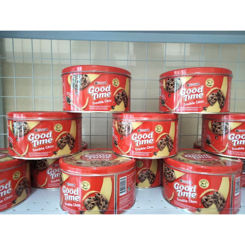 Jual Good Time Biskuit Coklat Kaleng Double Chocolate Choc Choco ...
