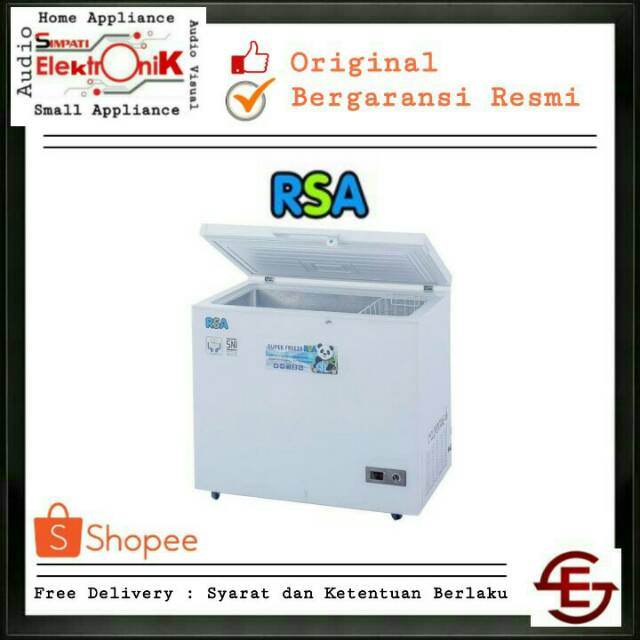 Jual RSA CF220 CHEST FREEZER 220LITER | Shopee Indonesia