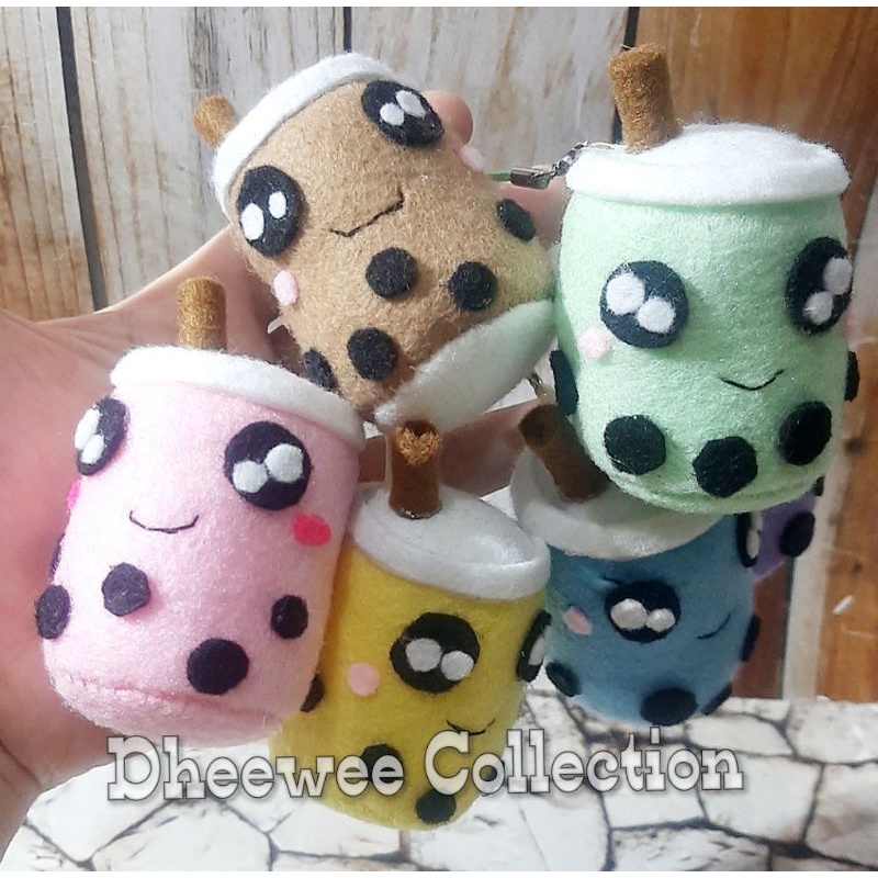 Jual boba mini. boba milk teh.boneka boba | Shopee Indonesia