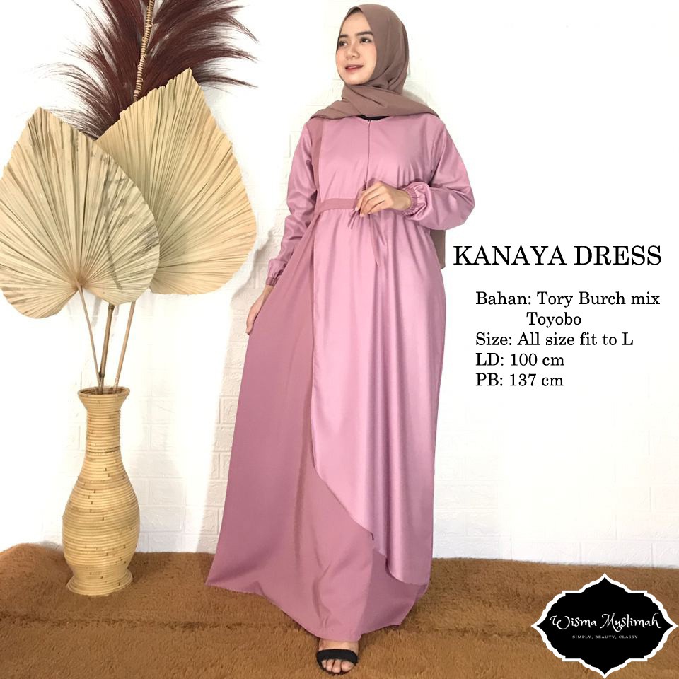 Jual Kanaya Dress (Gamis Kanaya) | Shopee Indonesia