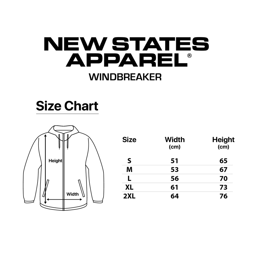Jual Jaket NSA Windbreaker / New States Apparel | Shopee Indonesia