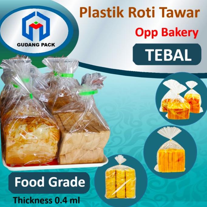 Jual plastik roti tawar / plastik opp food grade untuk makanan dan ...