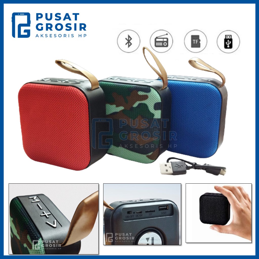 Jual Speaker Bluetooth Portable T5A woofer spiker blutut mini speker ...