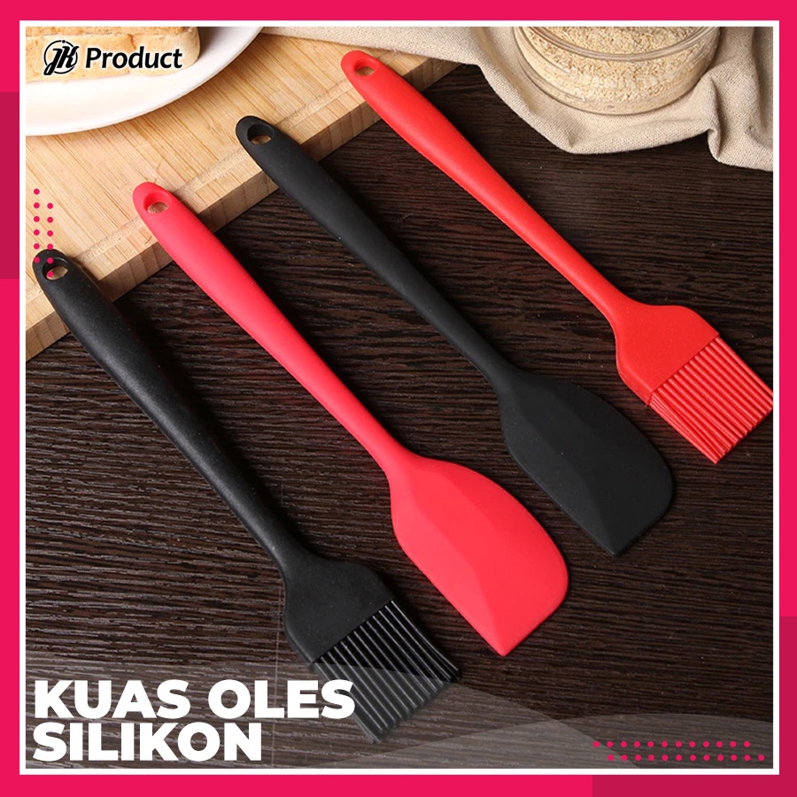 Jual Scraper Kuas Silikon Alat Masak Dapur Pengaduk Adonan Oles Makanan ...