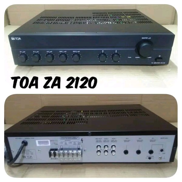 Jual Amplifier TOA ZA-2120, ZA 2120, ZA2120 (120 Watt) Ampli TOA Original | Shopee Indonesia