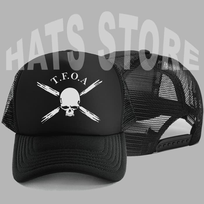 Jual TOPI TRUCKER LOGO The Front Of Armament TFOA - Roffico Cloth ...