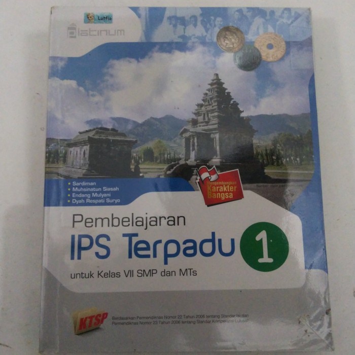 Jual BUKU PEMBELAJARAN IPS TERPADU 1 UNTUK SMP/MTS KELAS 7 | Shopee ...