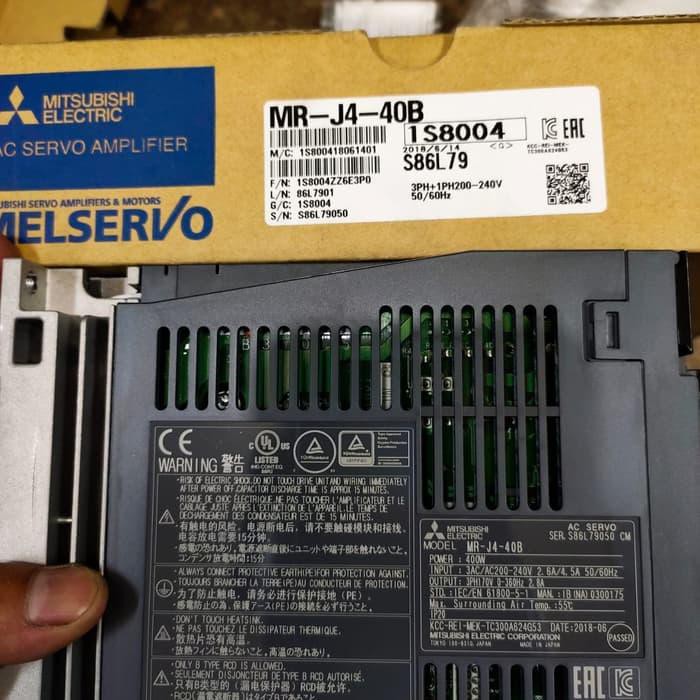 Jual MITSUBISHI MR-J4-40B AC SERVO AMPLIFIER Mantap | Shopee Indonesia