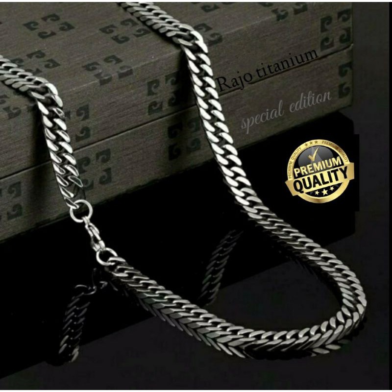 Jual KALUNG TITANIUM PRIA MODEL RANTAI KEREN TERBARU MURAH ANTI KARAT ...