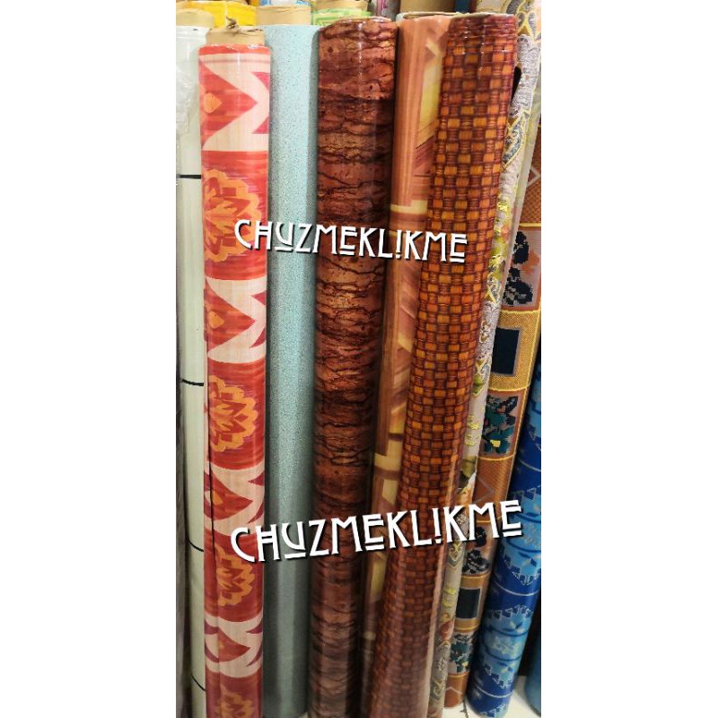 Jual perlak lantai meteran/karpet lantai lebar 120/Perlak meja meteran ...