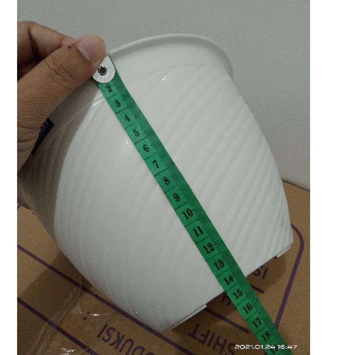 Jual SHOPEE MALL Pot Tulip Galaxy D 20 Putih | Shopee Indonesia