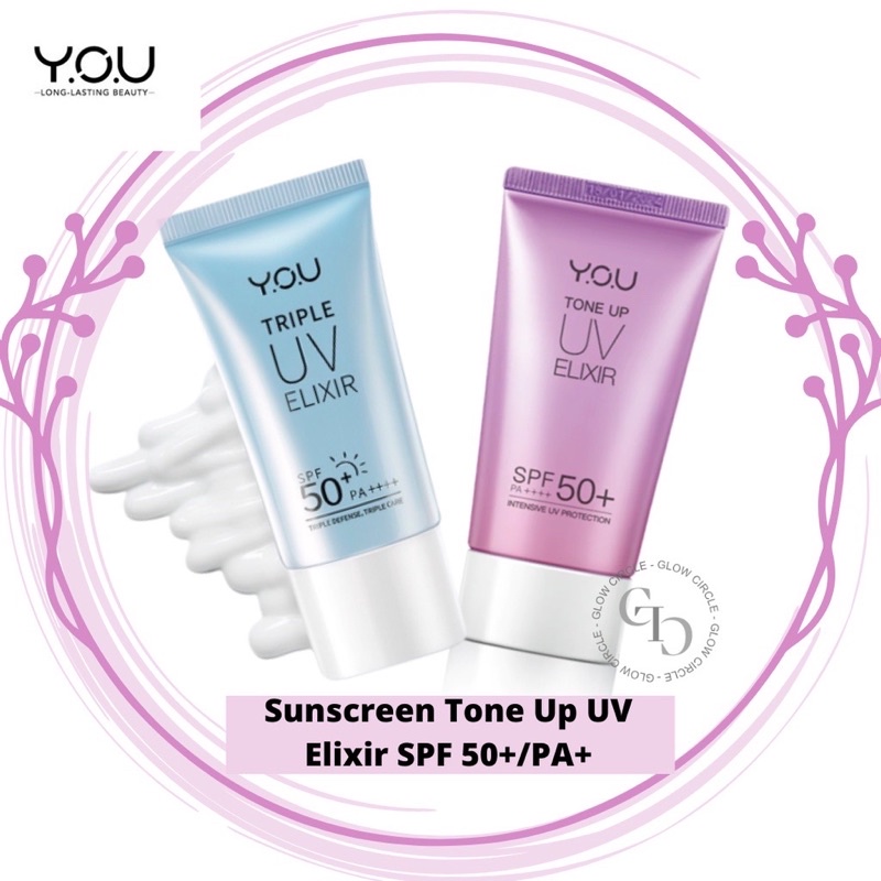 Jual YOU SUNSCREEN TRIPLE UV ELIXIR SPF 50 ++++ 30 ML | Shopee Indonesia