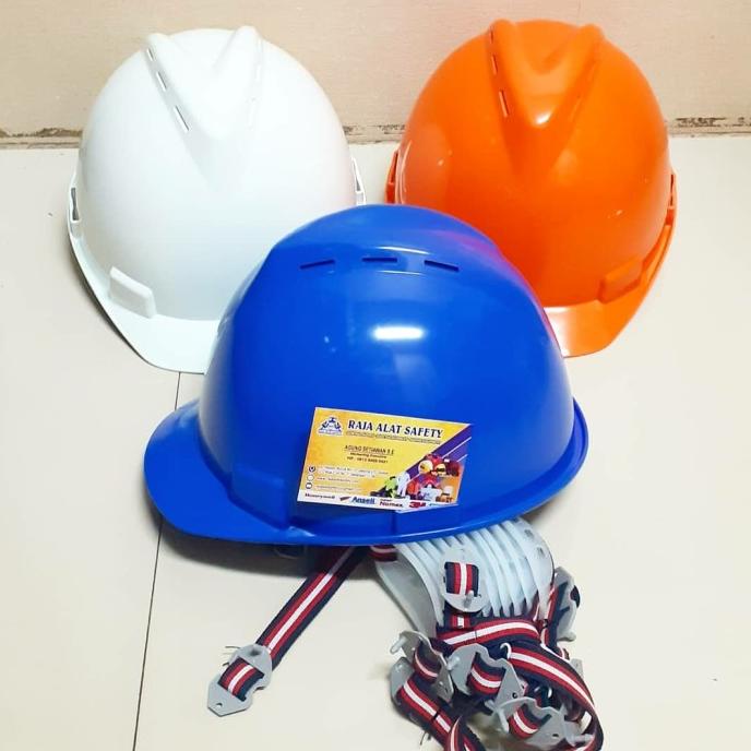 Jual Helm Safety Proyek Krisbow Front Brim Vented Kw1000441 Original ...