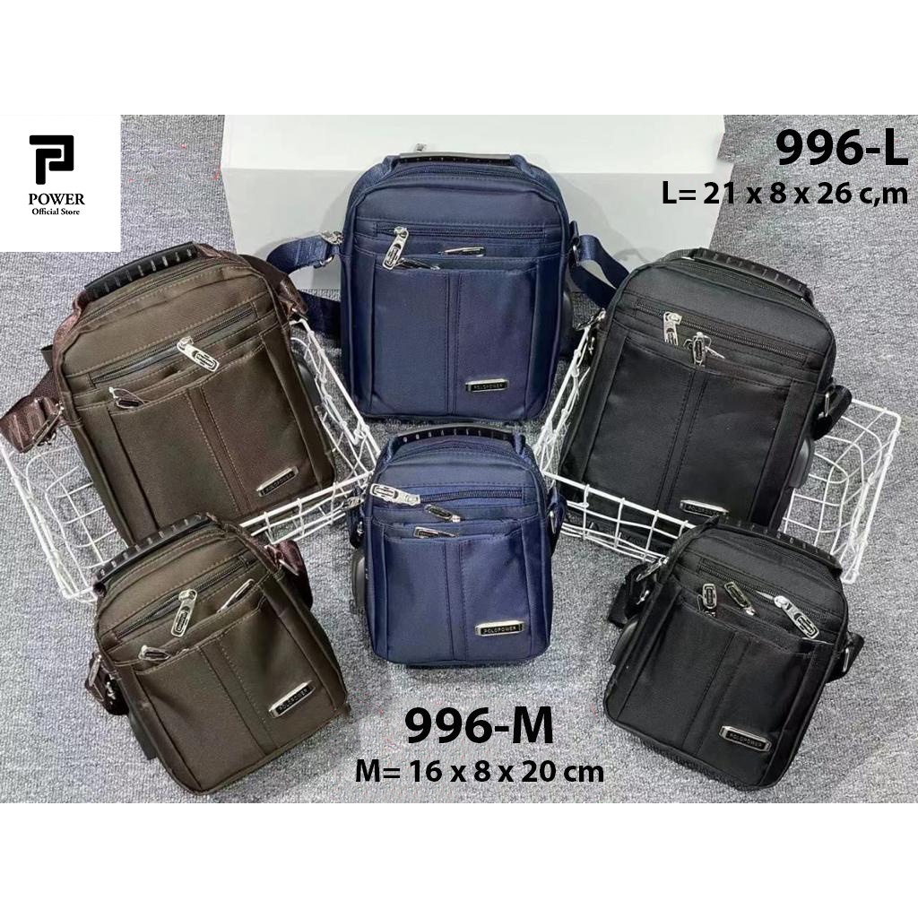 Jual Polo Power 996 - Tas Selempang Pria Sling bag Import Dual USB ...
