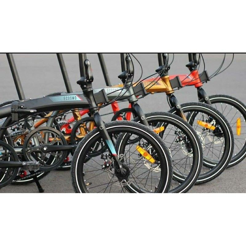 Jual sepeda lipat 20 element ecosmo 7 ALLOY | Shopee Indonesia