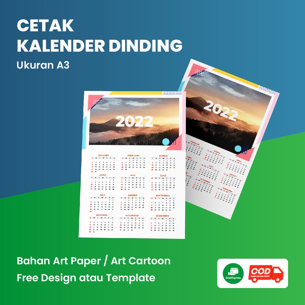 Jual Kalender Dinding 2023 | kalender instansi | kalender custom 2023 ...