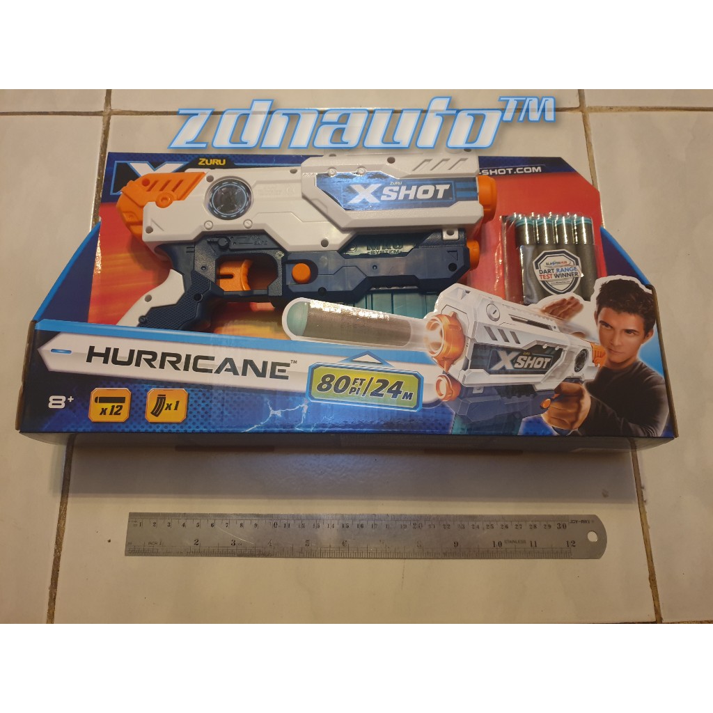 Jual ZURU X-SHOT HURRICANE ORI / PISTOL BUSA X-SHOT HURRICANE Not NERF ...