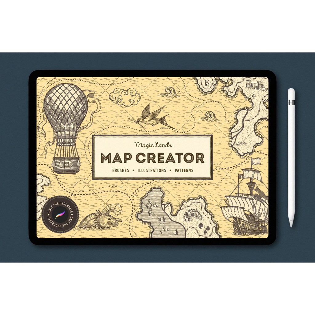 Jual Procreate Brush - Magic Lands Map Creator Brushes | Shopee Indonesia