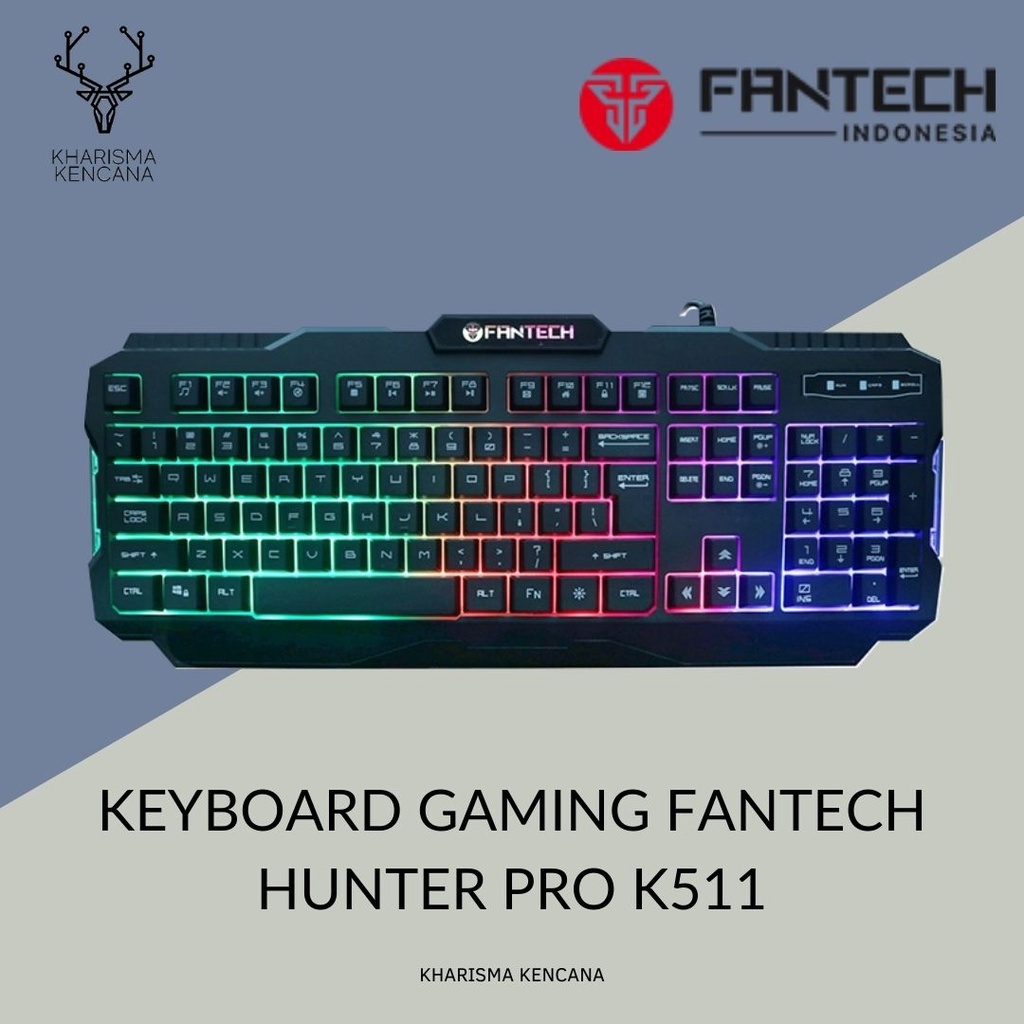 Jual KEYBOARD GAMING FANTECH HUNTER PRO K511 | Shopee Indonesia