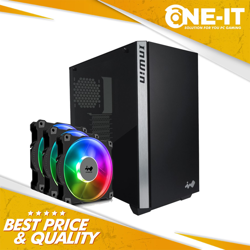 Jual PC Case InWin 216 With 3 Jupiter AJ120 Fan | Shopee Indonesia